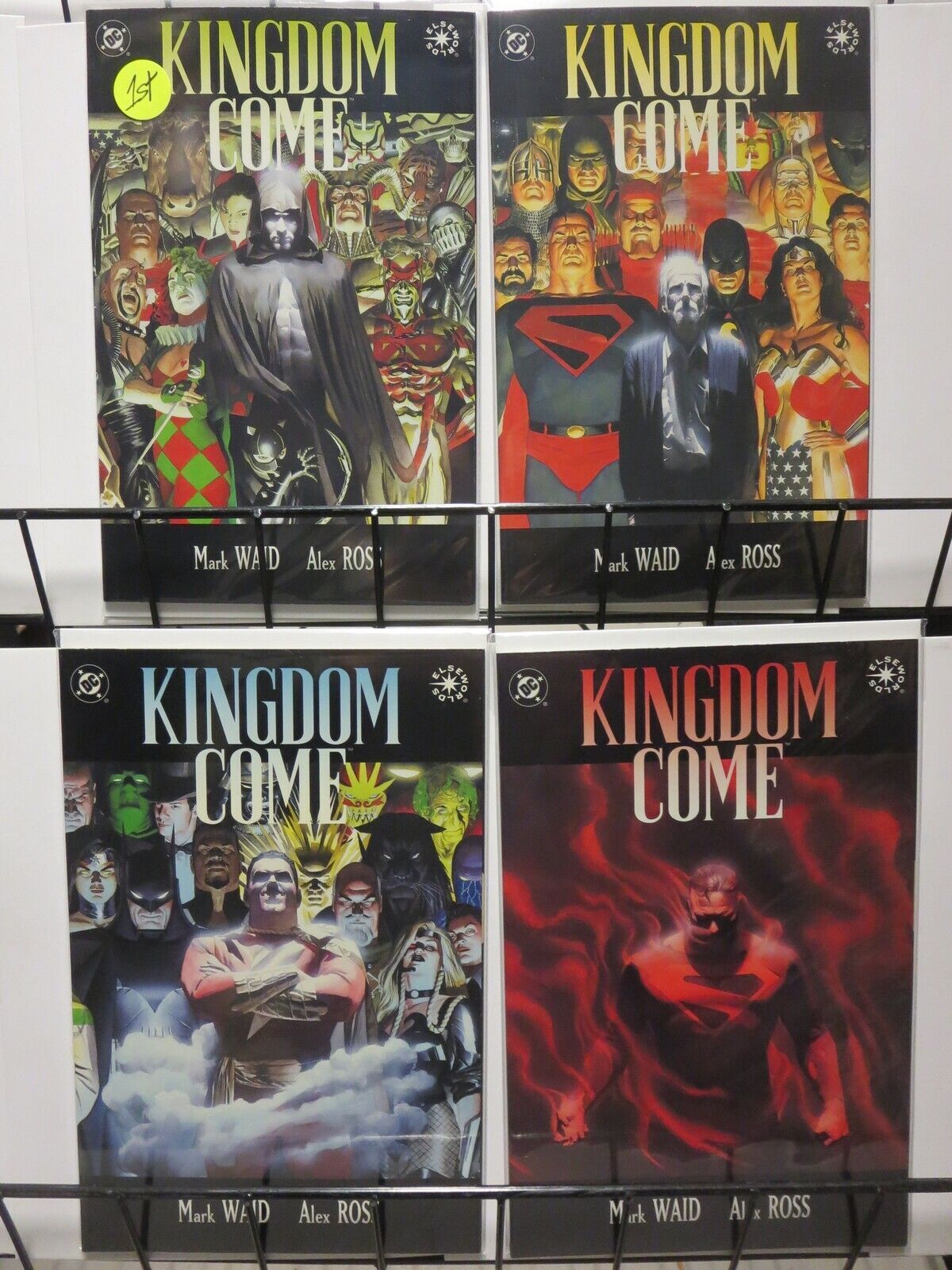 KINGDOM COME (DC 1996) 1-4 Complete Elseworlds Hero & Villain United ALEX ROSS | Comic Books ...