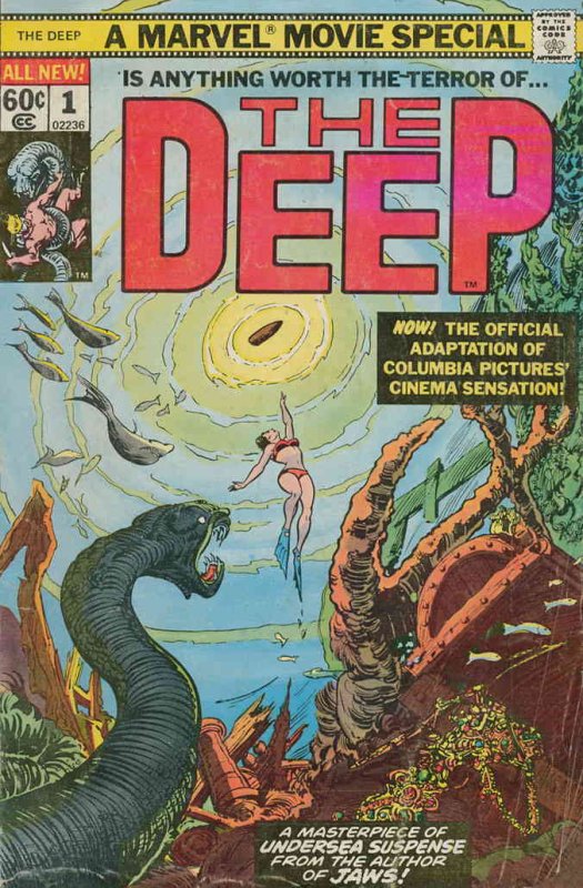 Deep, The #1 GD ; Marvel | low grade comic Marvel Movie Special | Comic ...