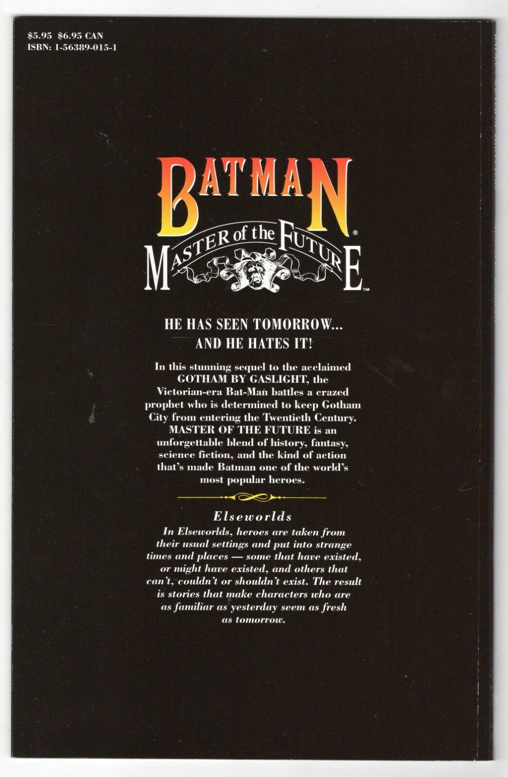 Batman Master of the Future GN VINTAGE 1991 DC Comics | International ...