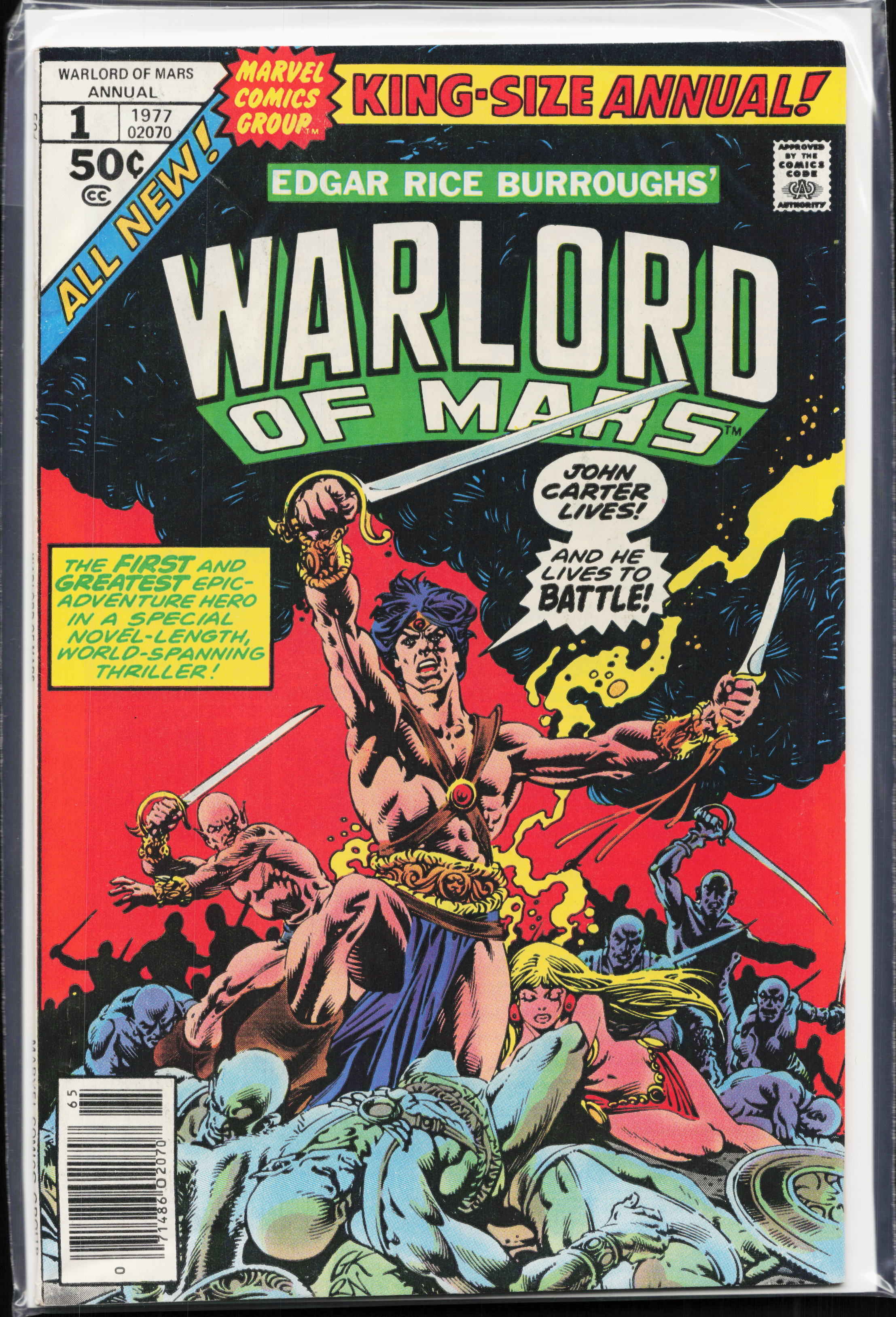 John Carter Warlord of Mars Annual #1 (1977) John Carter Warlord of ...