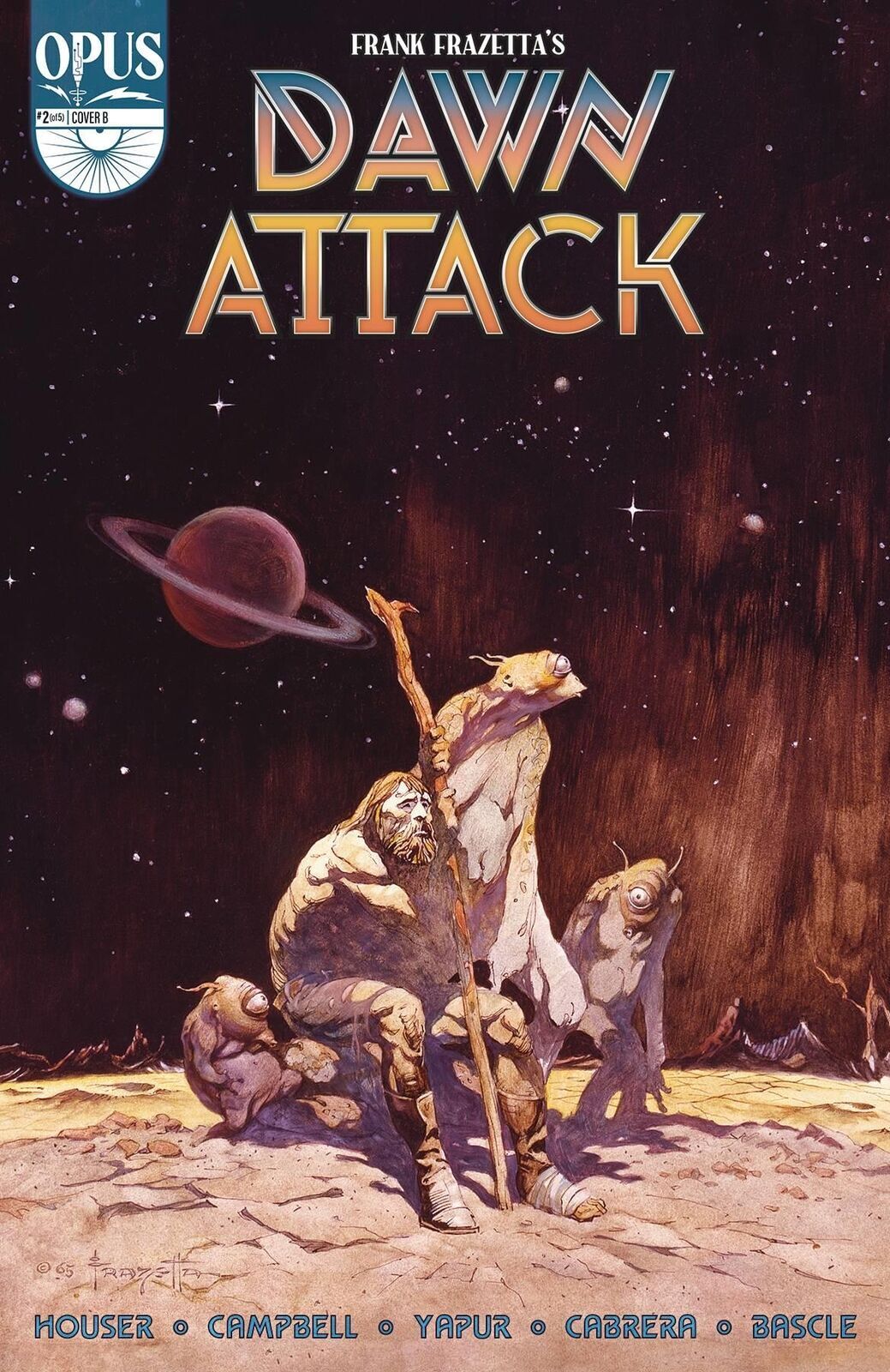 Frank Frazettas Dawn Attack #2 (Cvr B Frazetta) Opus Comics Comic Book ...