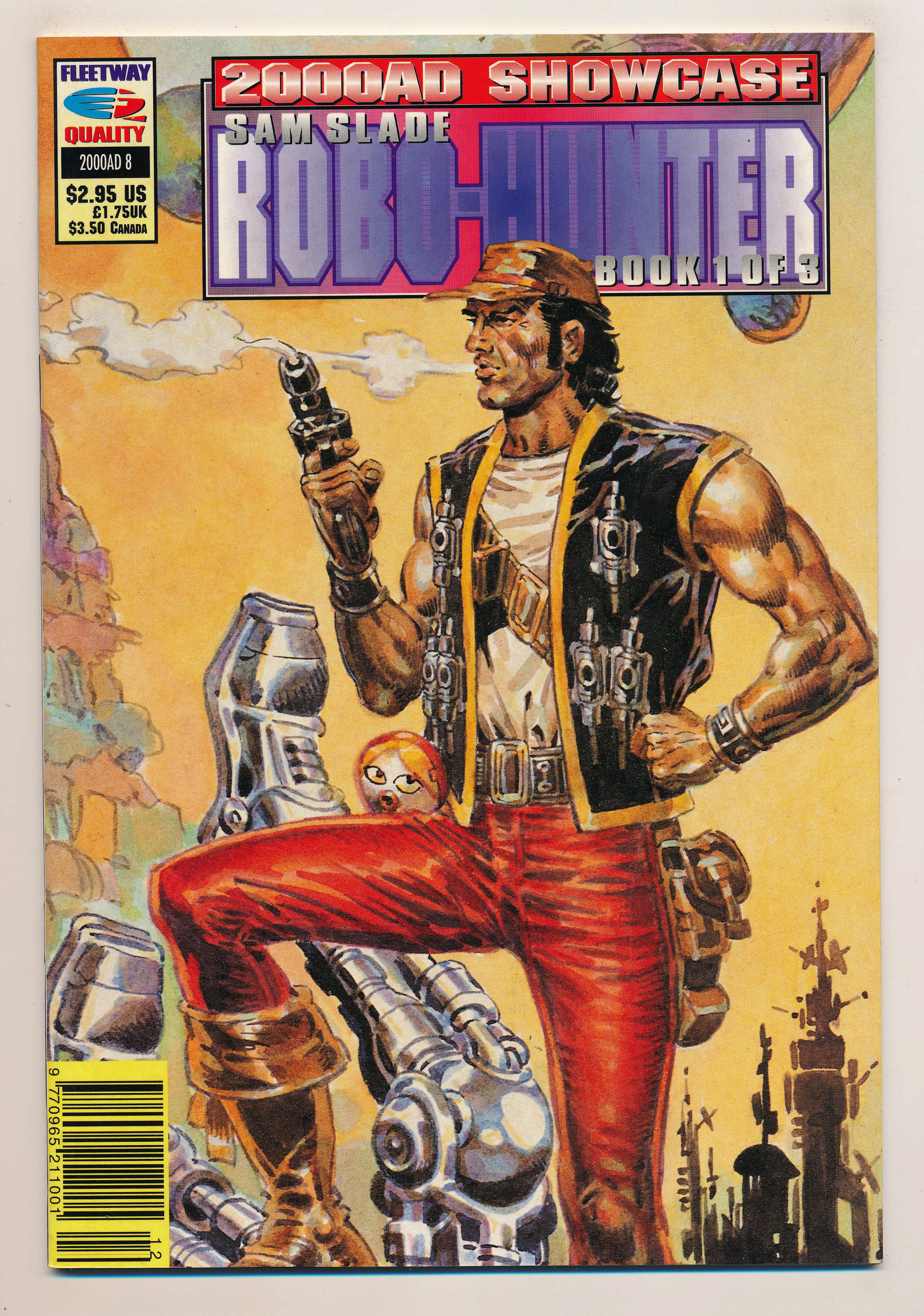 2000 AD Showcase (1992) #8-10 NM Sam Slade Robo-Hunter, Complete arc ...