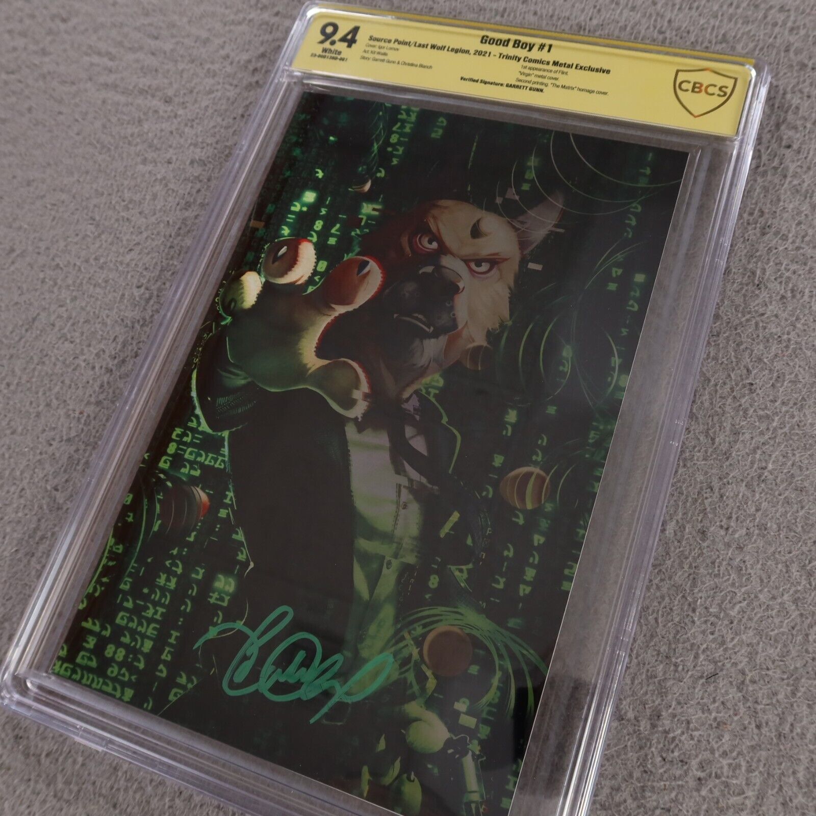 Good Boy #1 Virgin Metal Igor Lomov Matrix Homage Garrett Gunn SS 2021 ...