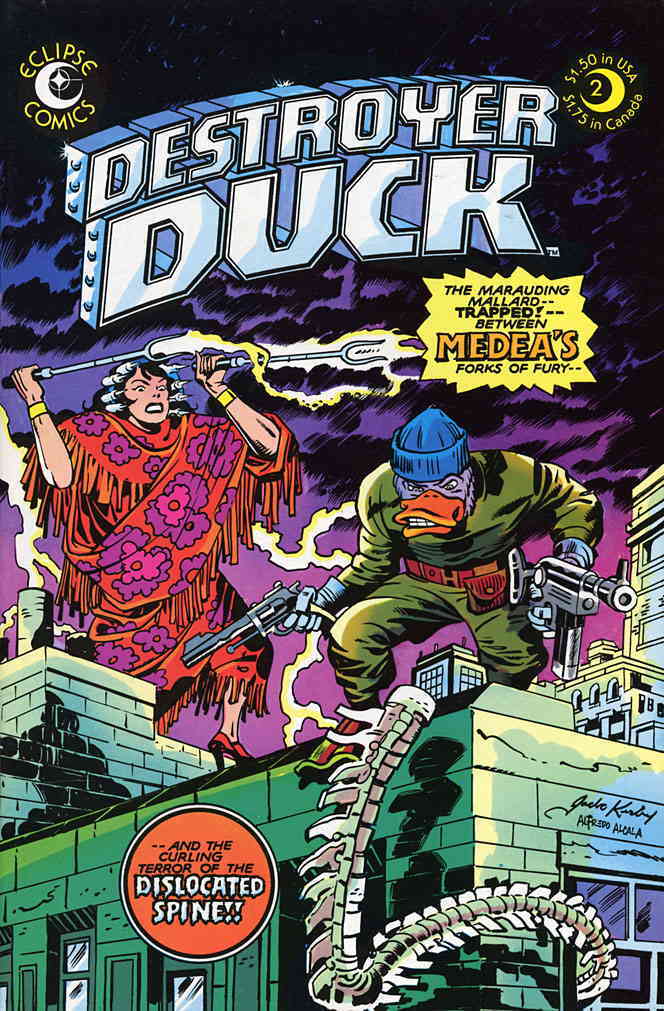 Destroyer Duck #2 VG ; Eclipse | low grade comic Jack Kirby - Steve ...