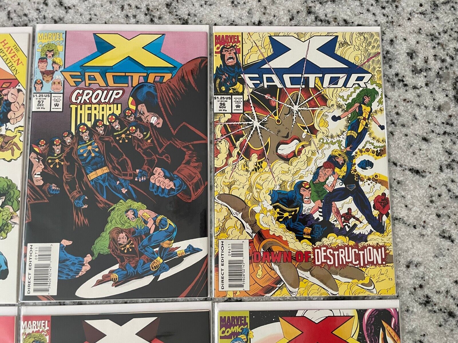 6 X-Factor Marvel Comic Books # 93 94 95 96 97 98 X-Men Wolverine Hulk ...