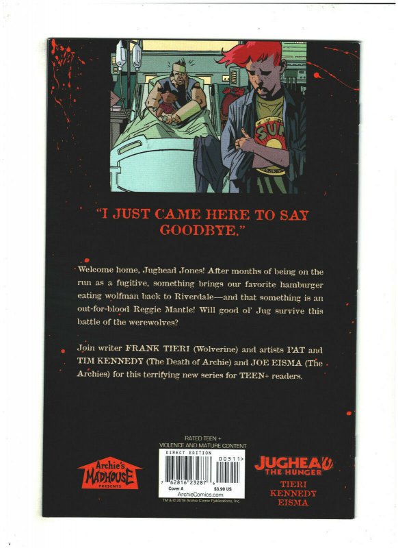 Jughead: The Hunger #5 VF/NM 9.0 Cover A Archie Horror Comics 2018 ...