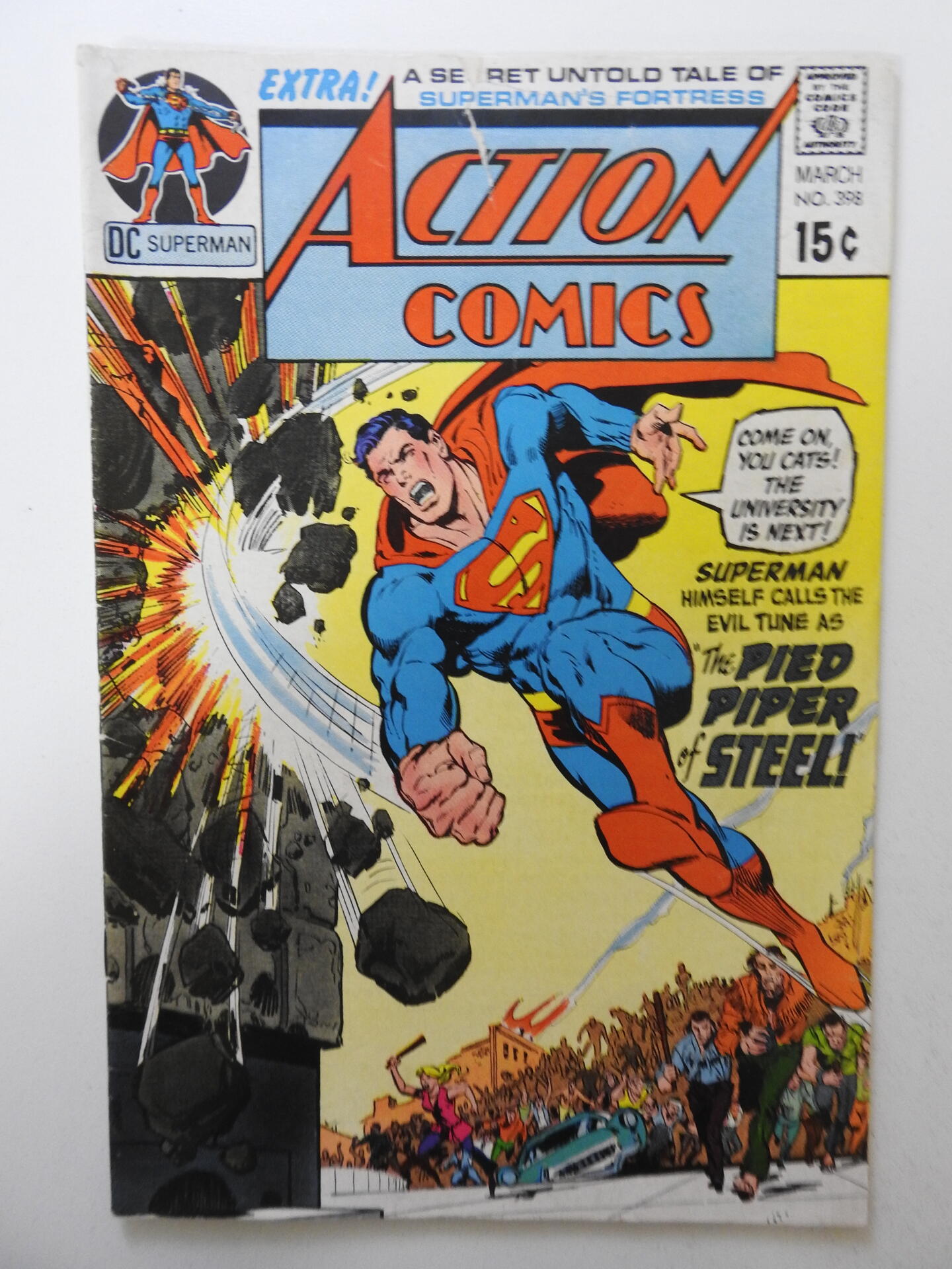 Action Comics #398 (1971) VG Condition! 1 in tear front cover | Comic ...