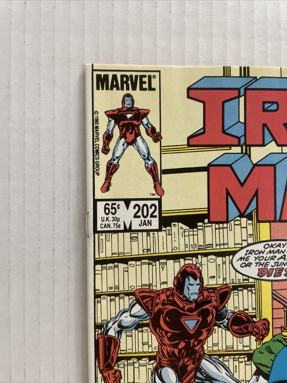 Iron Man #202 | Comic Books - Copper Age, Marvel, Iron Man / HipComic