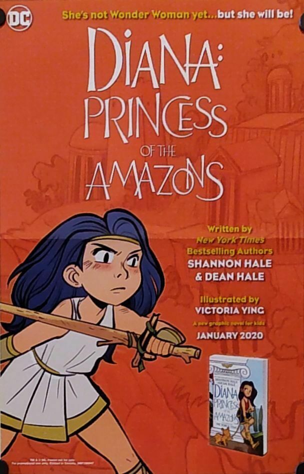 Diana Princess Of The Amazons Folded Promo Poster (17" x 11") New ...