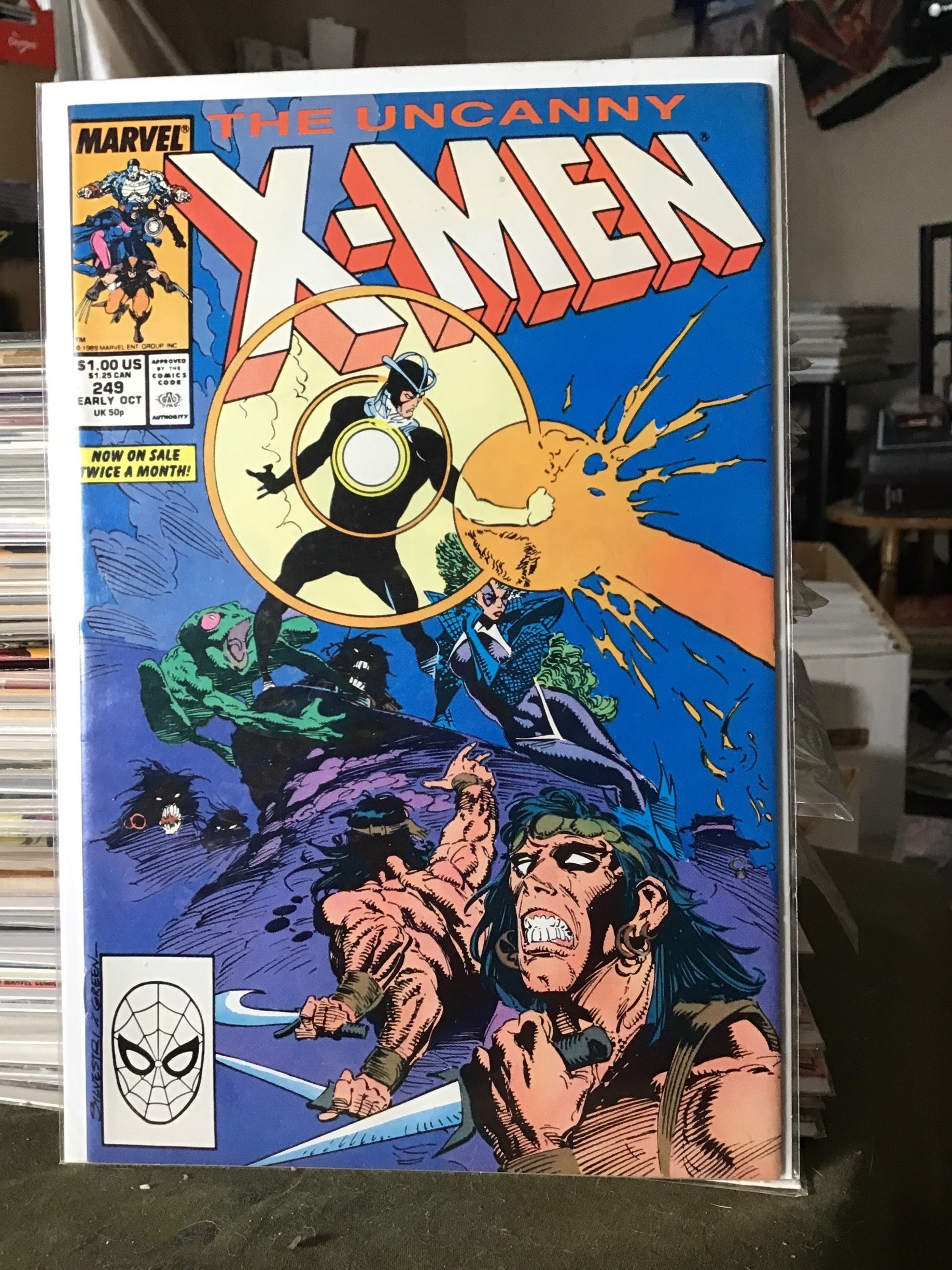 The Uncanny X-Men #249 (1989) KEY 1st appearance of Whiteout | Comic ...