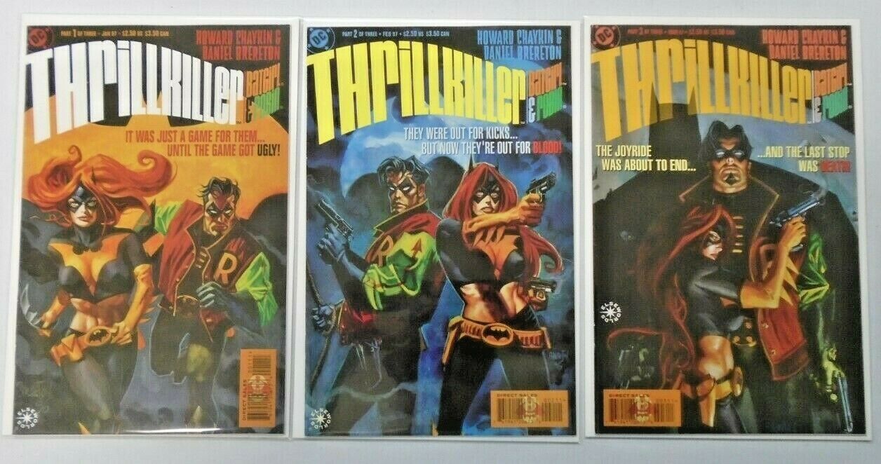 Thrillkiller Batgirl and Robin set #1 to #3 all 3 different books 8.0 ...
