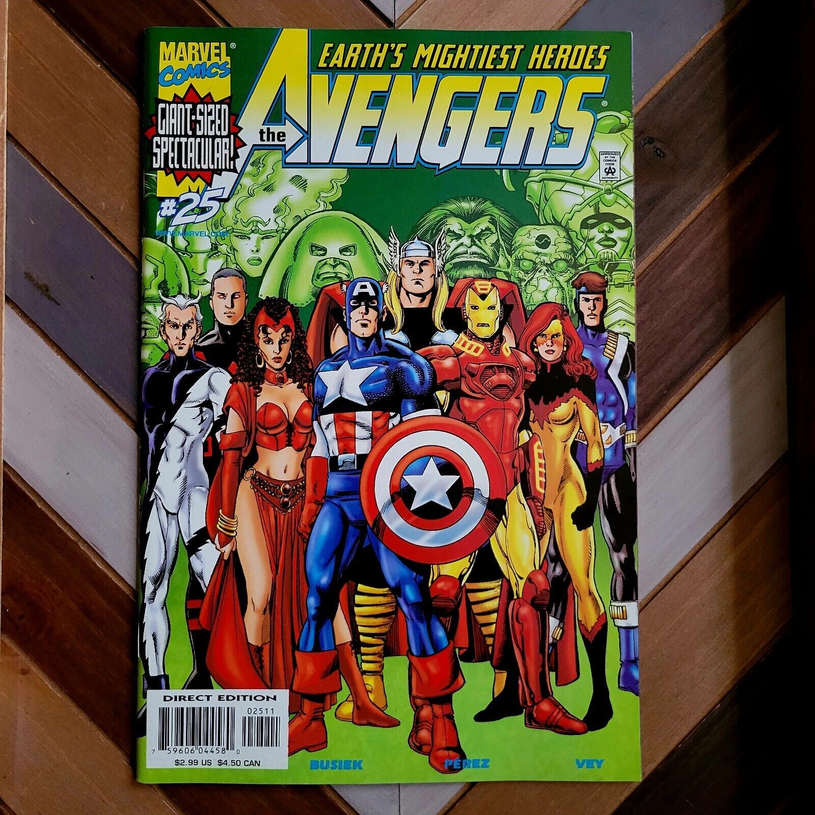 AVENGERS #25 NM (Marvel 2000) Giant-Size Spectacular (KURT BUSIEK ...
