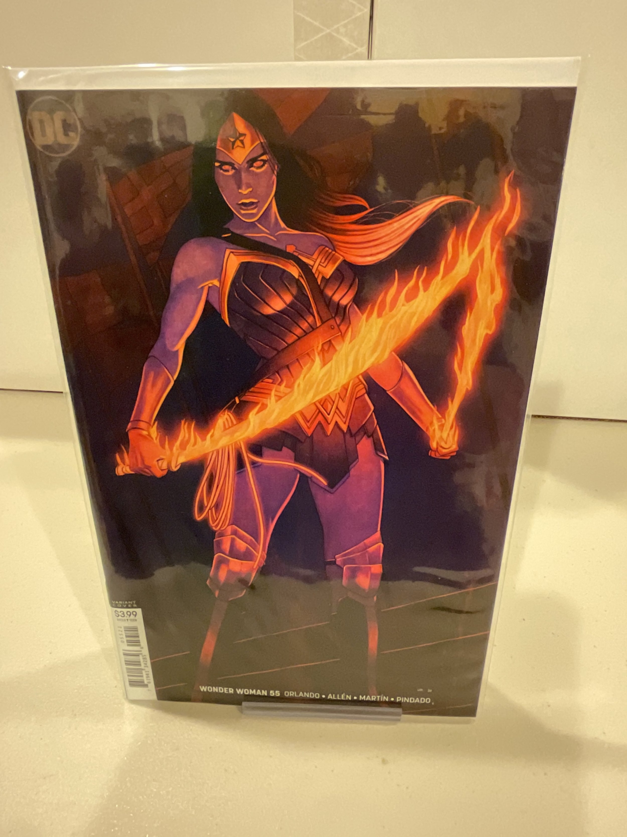 Wonder Woman #55 9.0 (our highest grade) 2018 Jenny Frison Variant ...