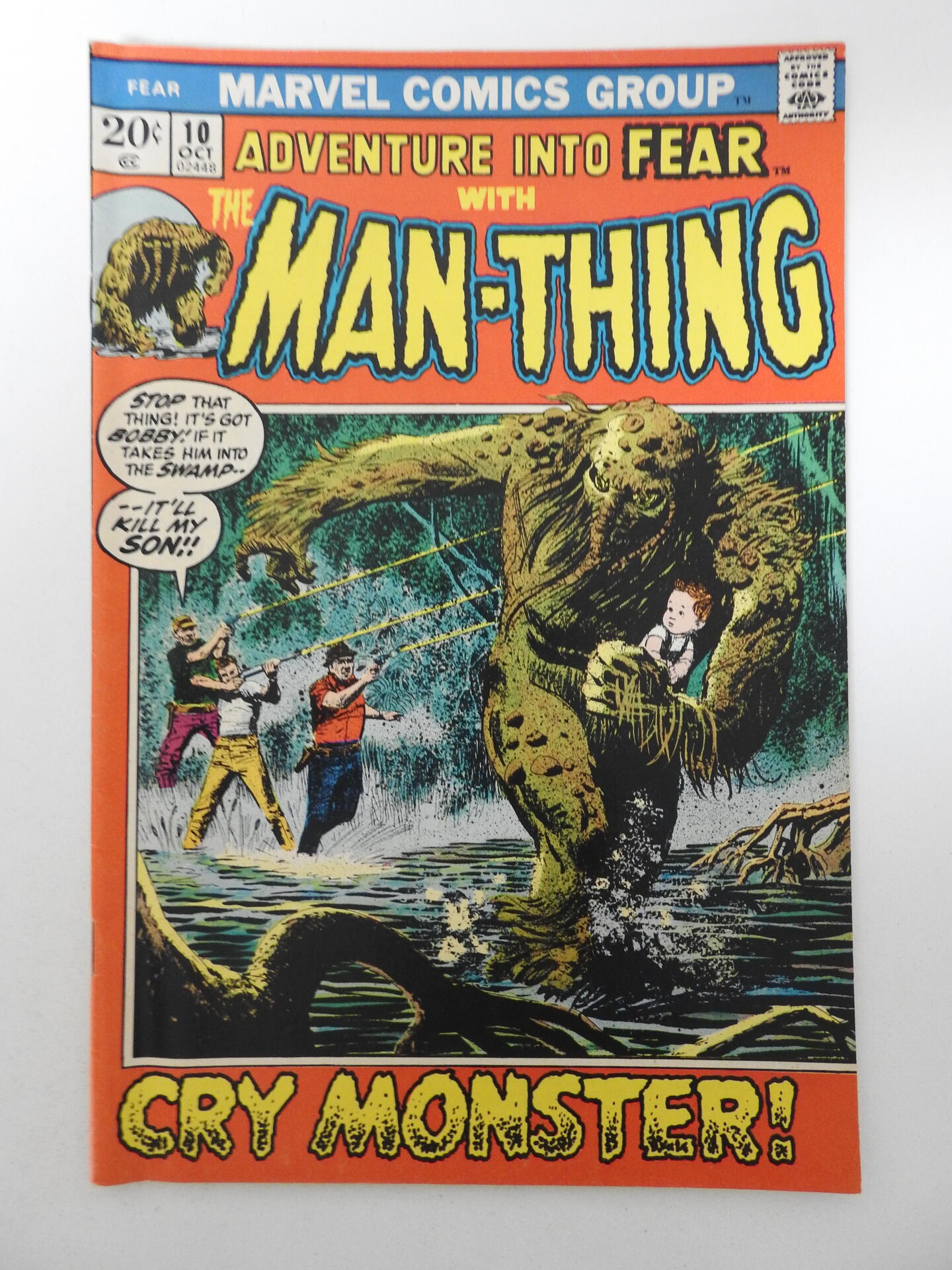 Adventure into Fear #10 (1972) 1st Man-Thing in Comics! VG/Fine ...