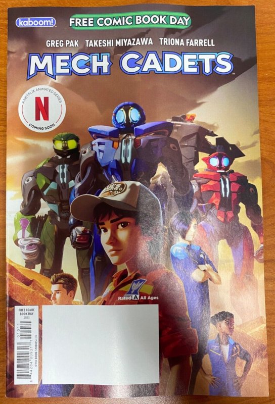 Mech Cadets #1 FCBD 2023 Netflix Greg Pak Kaboom NM | Comic Books ...