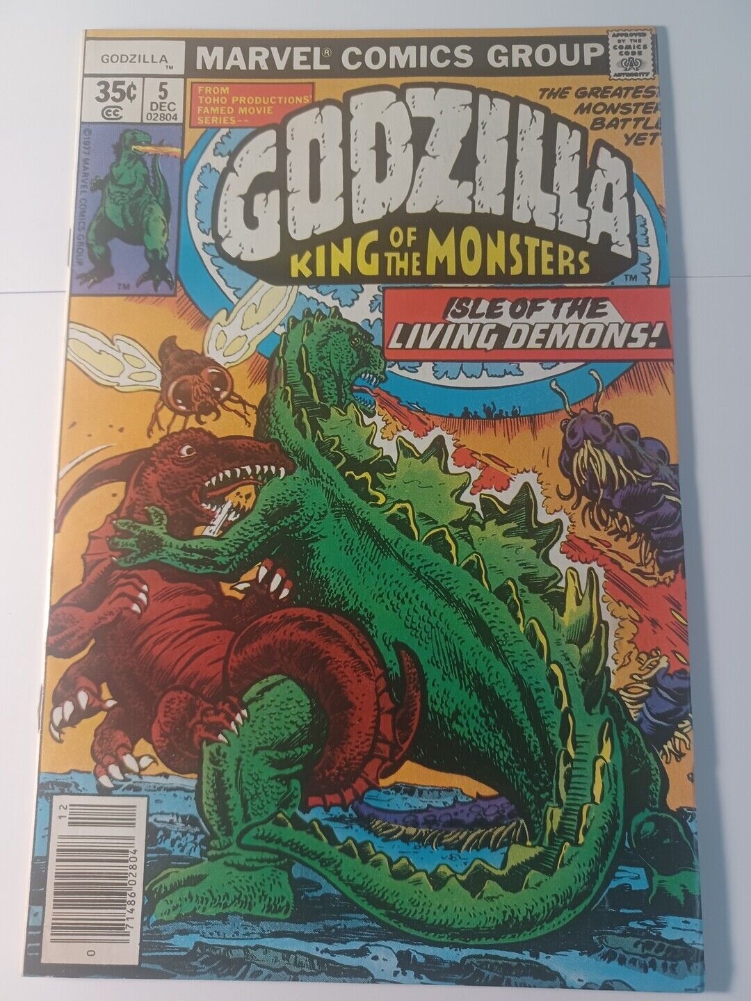 Godzilla #5 VF- Marvel Comics c300 | Comic Books - Bronze Age, Marvel ...