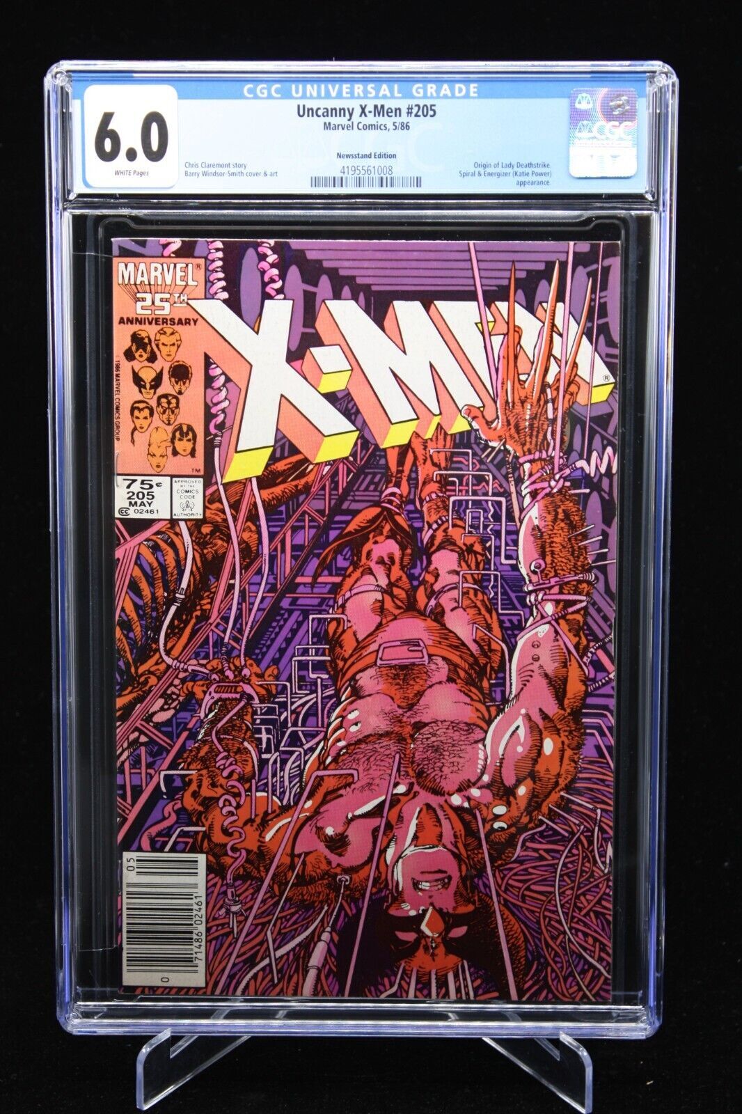 Uncanny X-Men #205- Barry Windsor-Smith Cover+Art/Claremont Story (CGC ...