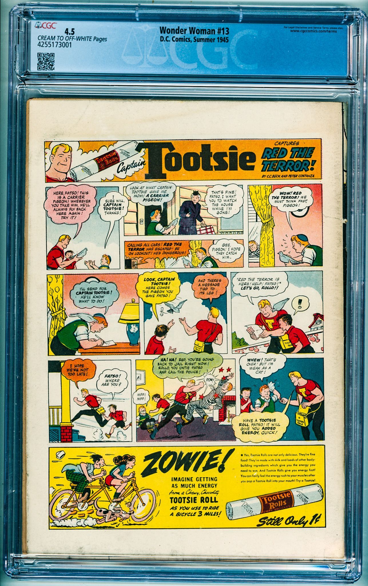 Wonder Woman #13 (1945) CGC 4.5! Cream to OW Pages | Comic Books ...