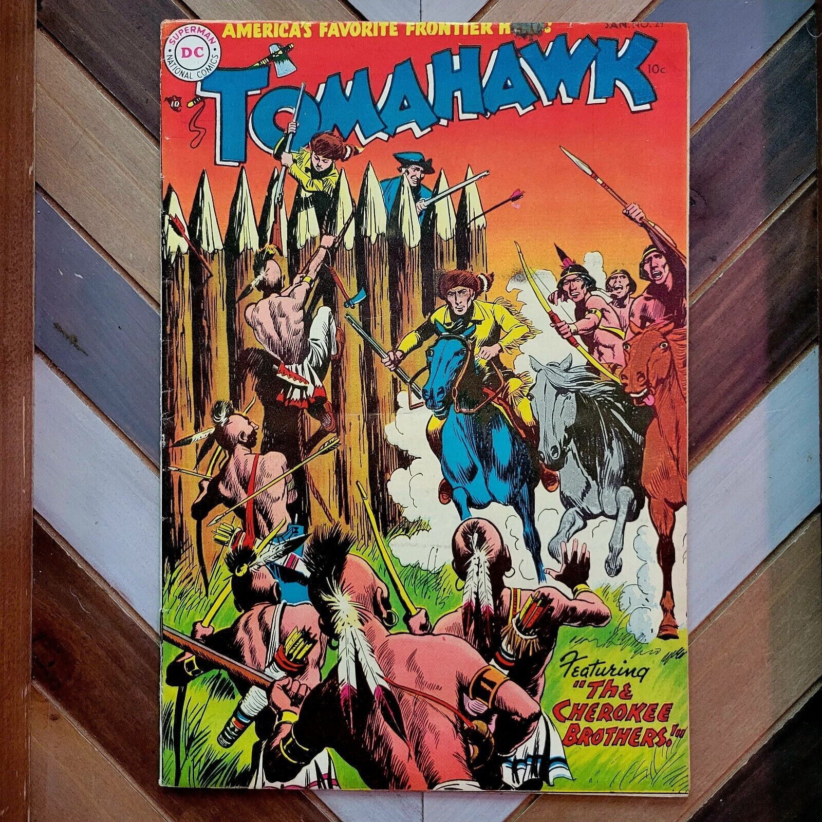 TOMAHAWK #29 VG/FN (DC 1955) "Cherokee Bros" Frank Frazetta & Fred Ray ...