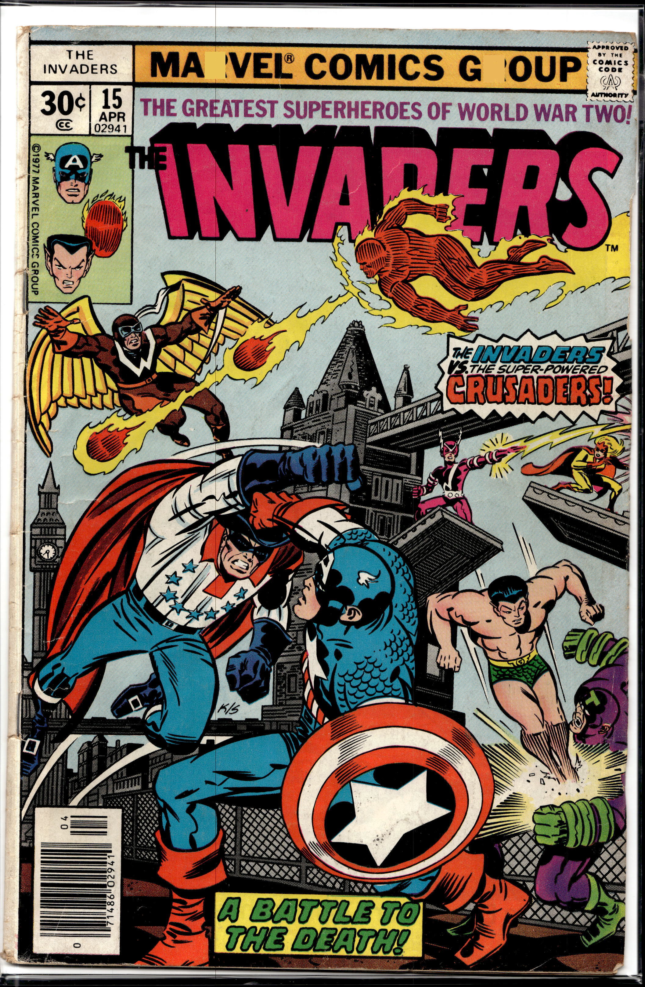 The Invaders #15 (1977) The Invaders | Comic Books - Bronze Age, Marvel ...
