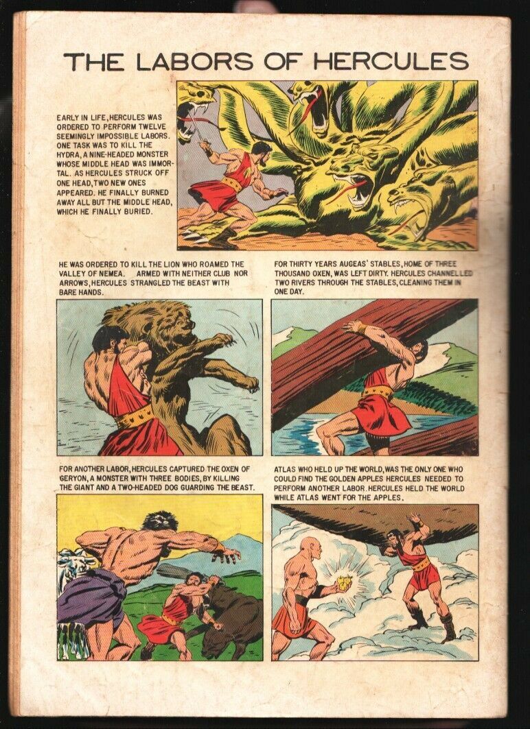 Hercules-Four Color Comics #1006-1958-Dell--Based on the Steve Reeves ...