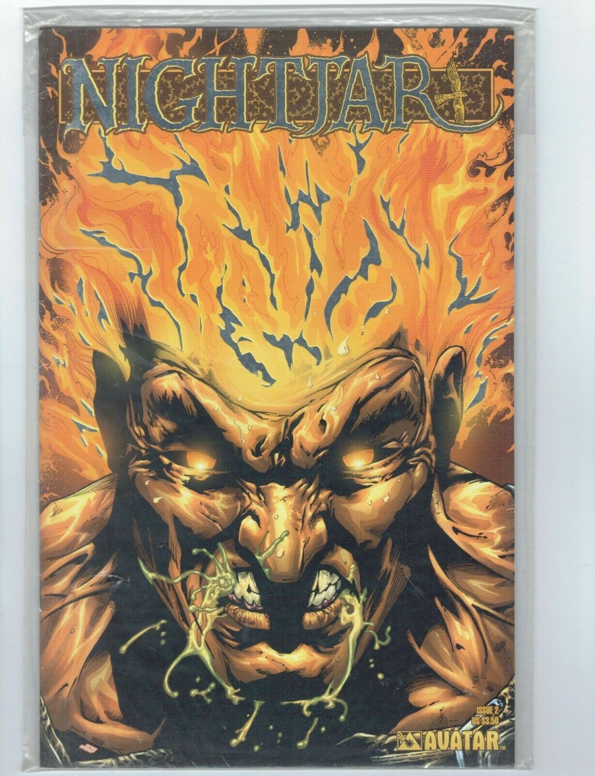 Alan Moore's Nightjar #2 VF/NM platinum foil edition avatar COA ...