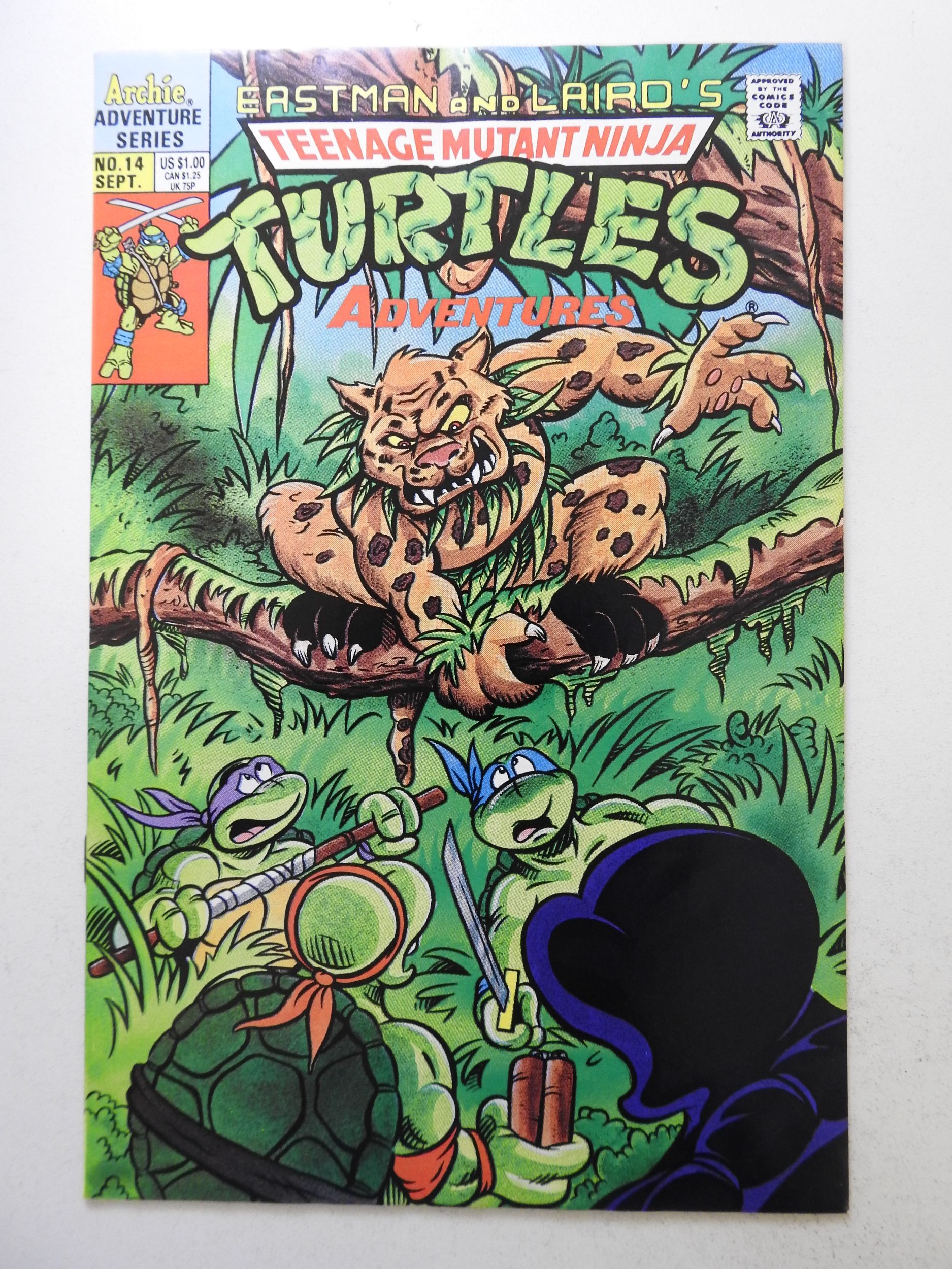 Teenage Mutant Ninja Turtles Adventures #14 (1990) Signed X4 & Remark ...