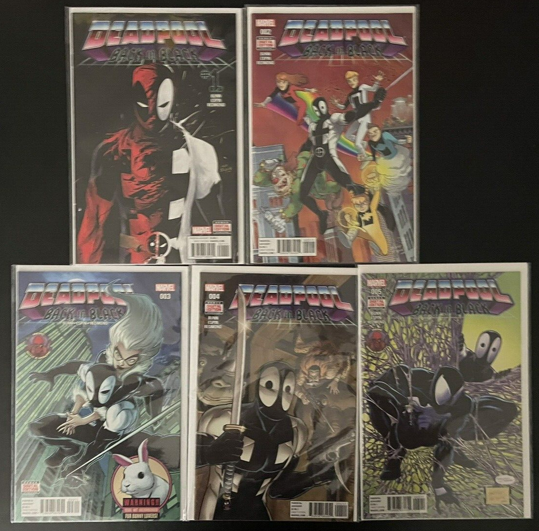 Deadpool Back In Black #1-5 Marvel Comics Comic Book Set Lot | Comic ...