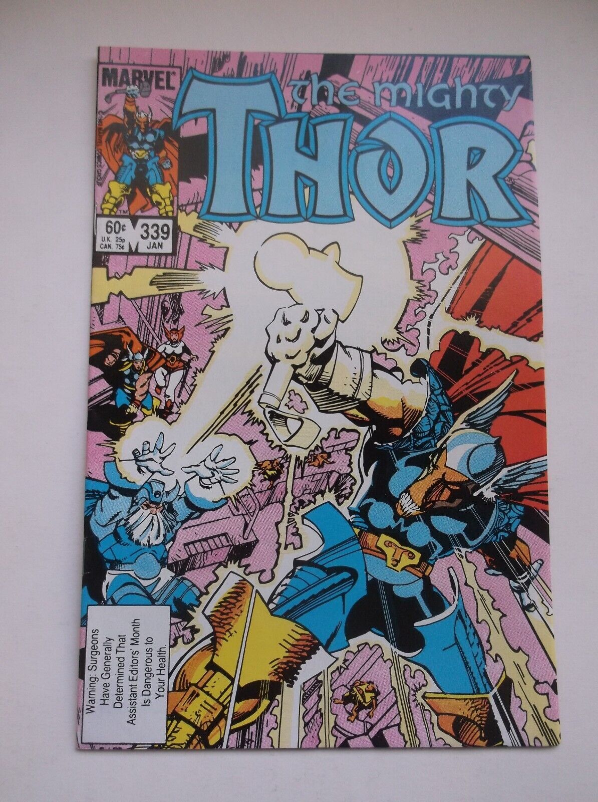 Marvel: the Mighty Thor # 337-340, 1St & 2nd Beta RAY Bill, Key, 1983 ...