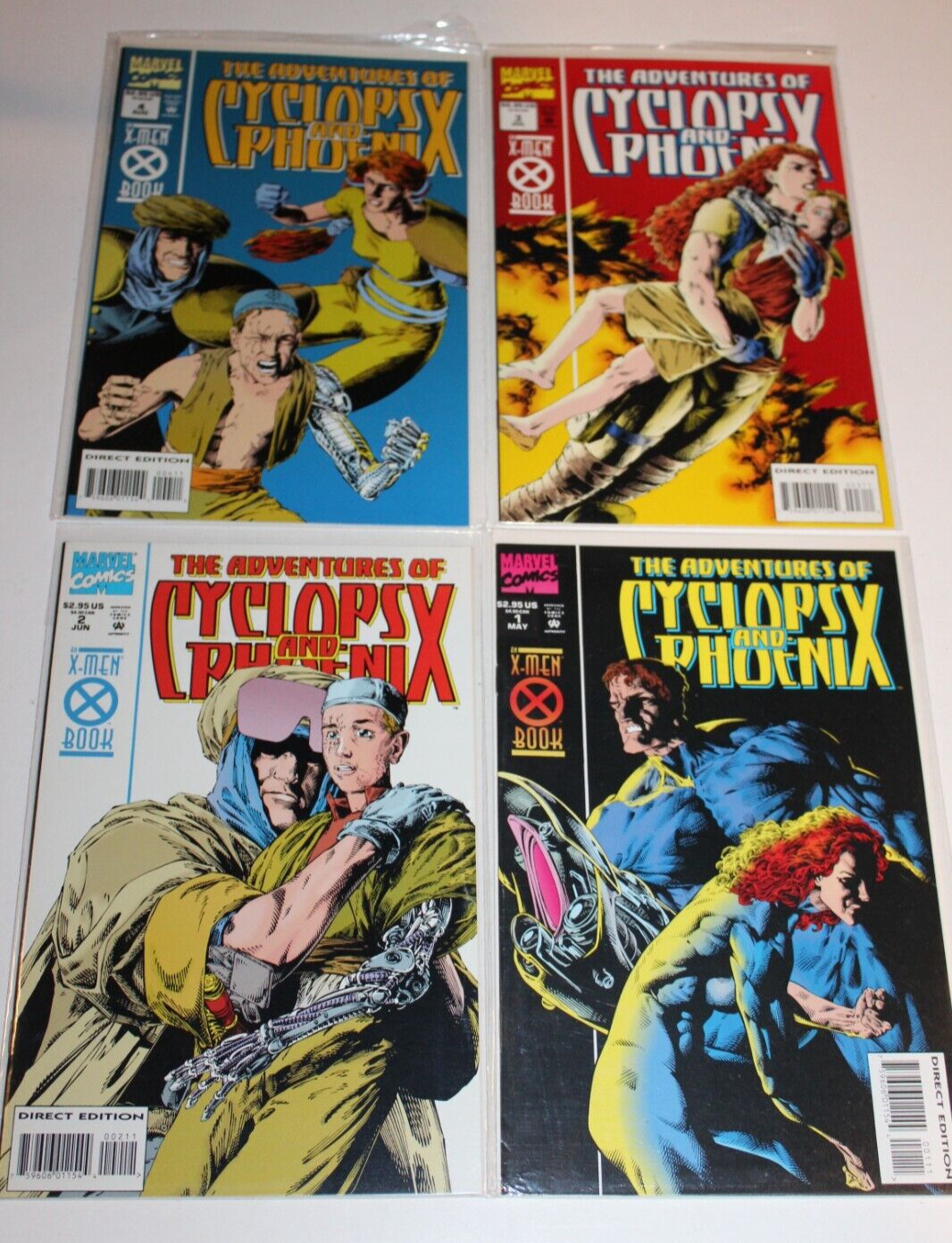 Complete Set Adventures of Cyclops and Phoenix Comics 1 2 3 4 NM 1994 X ...