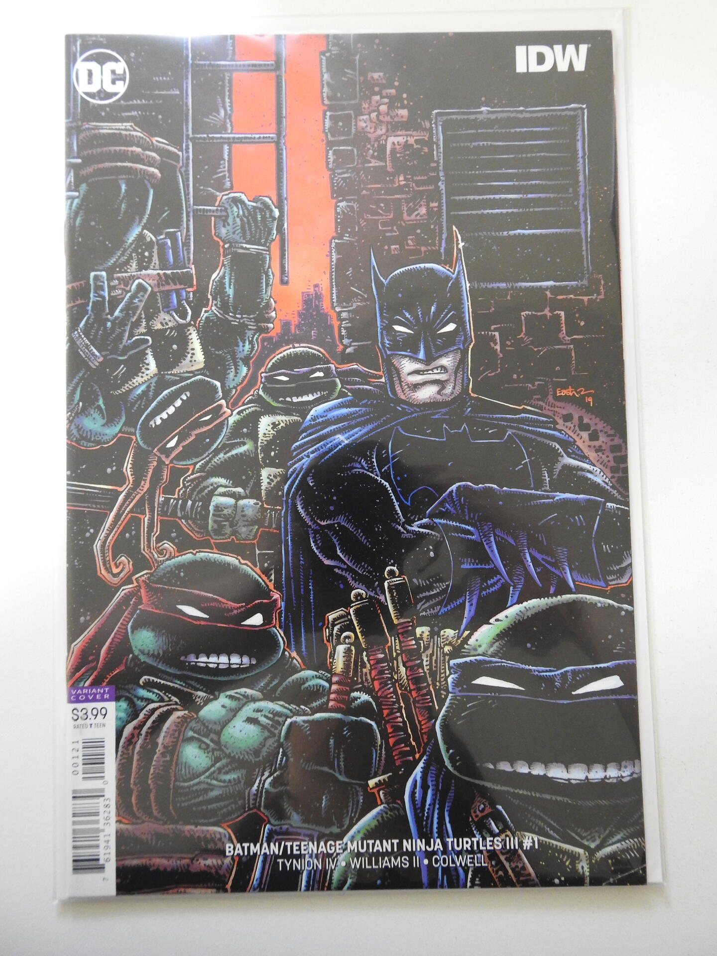 Batman/Teenage Mutant Ninja Turtles III #1 Kevin Eastman Cover (2019 ...