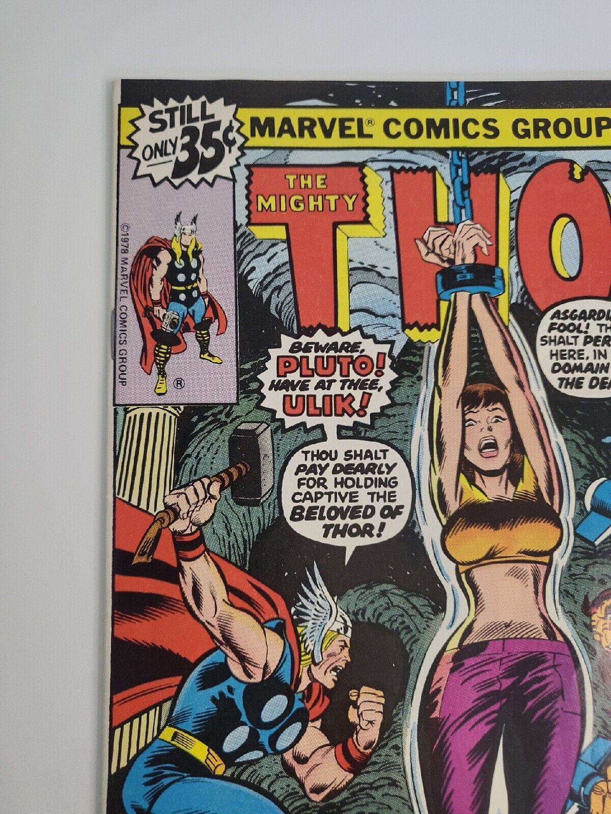 The Mighty Thor #279: "A Hammer in Hades!" Jane Foster Bondage, Marvel ...