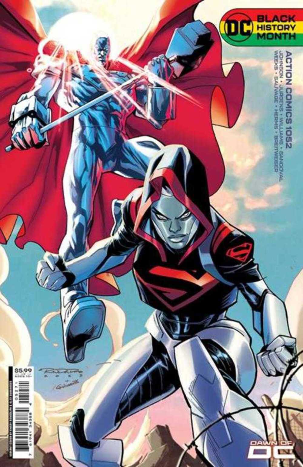Action Comics #1052 Cover E Khary Randolph Black History Month Card ...