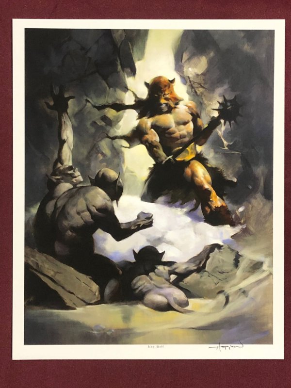 Mike Hoffman 12x15 Signed Print Wolf Warrior ORC Killer | Comic ...