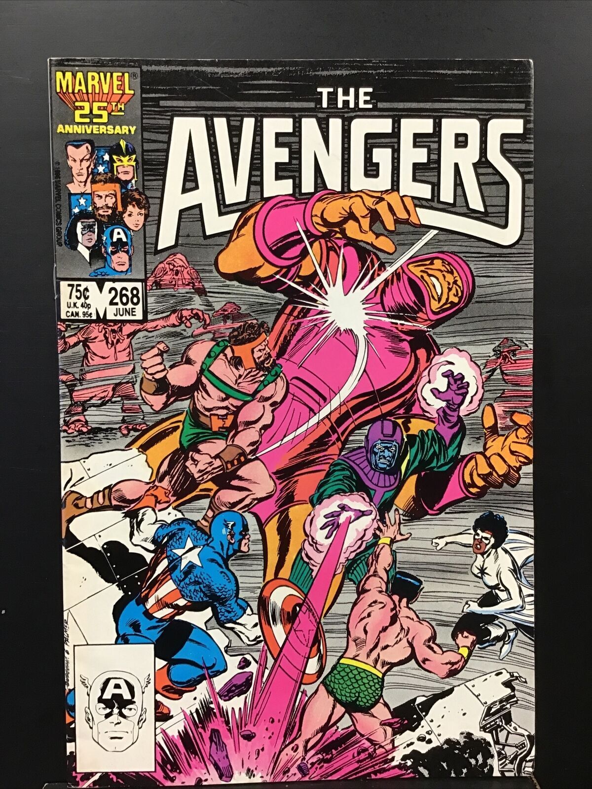 Marvel 25th Anniversary The Avengers #268 The Kang Dynasty 1986 | Comic ...