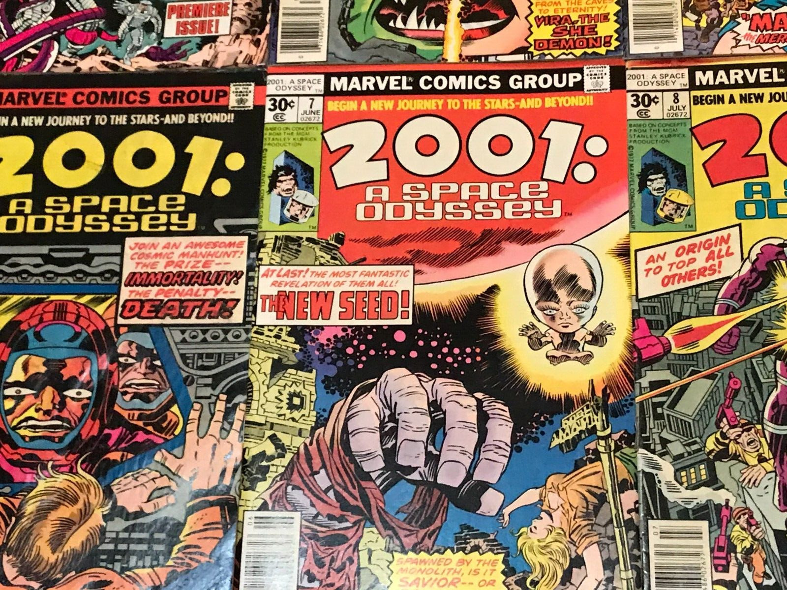 2001 a Space Odyssey#1-10 VF LOT 1976 Marve Bronze AGE Comics | Comic ...