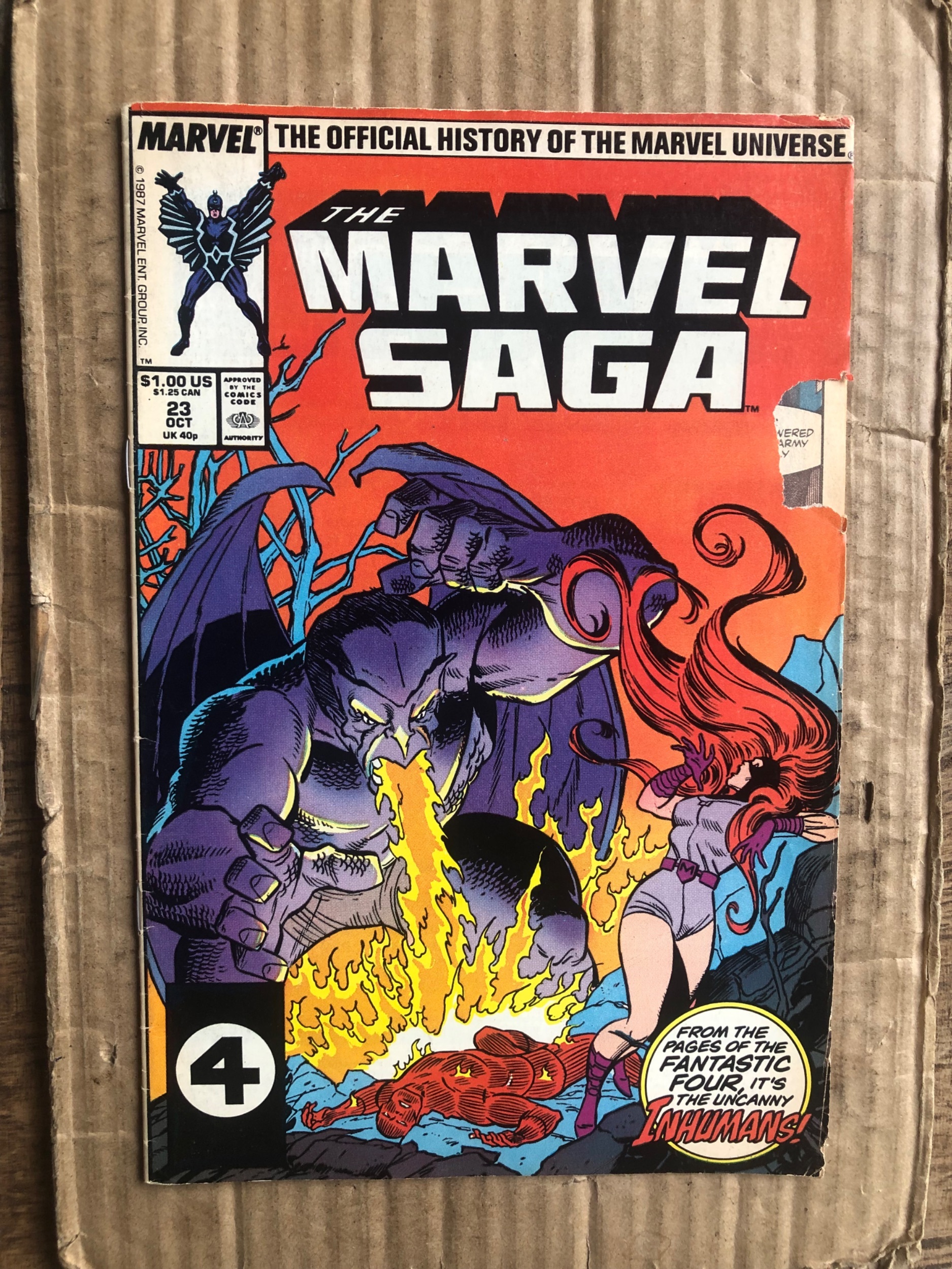The Marvel Saga The Official History of the Marvel Universe #23 (1987 ...