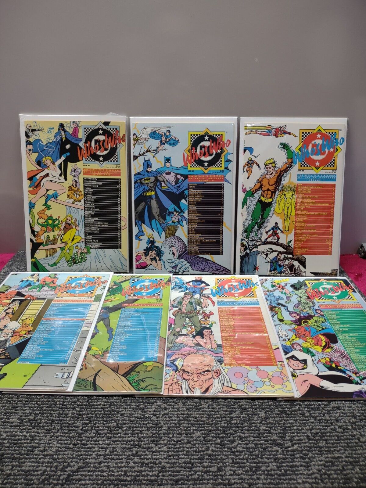 7 comic books 1980's lot DC Universe Who's Who | Comic Books - Modern ...