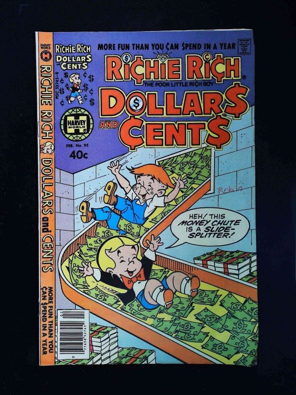 Richie Rich Dollars And Cents #95 Harvey Comics 1980 Fn Newsstand ...