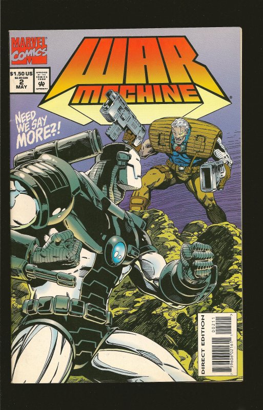 Marvel Comics War Machine Vol 1 No 2 May 1994 | Comic Books - Modern ...