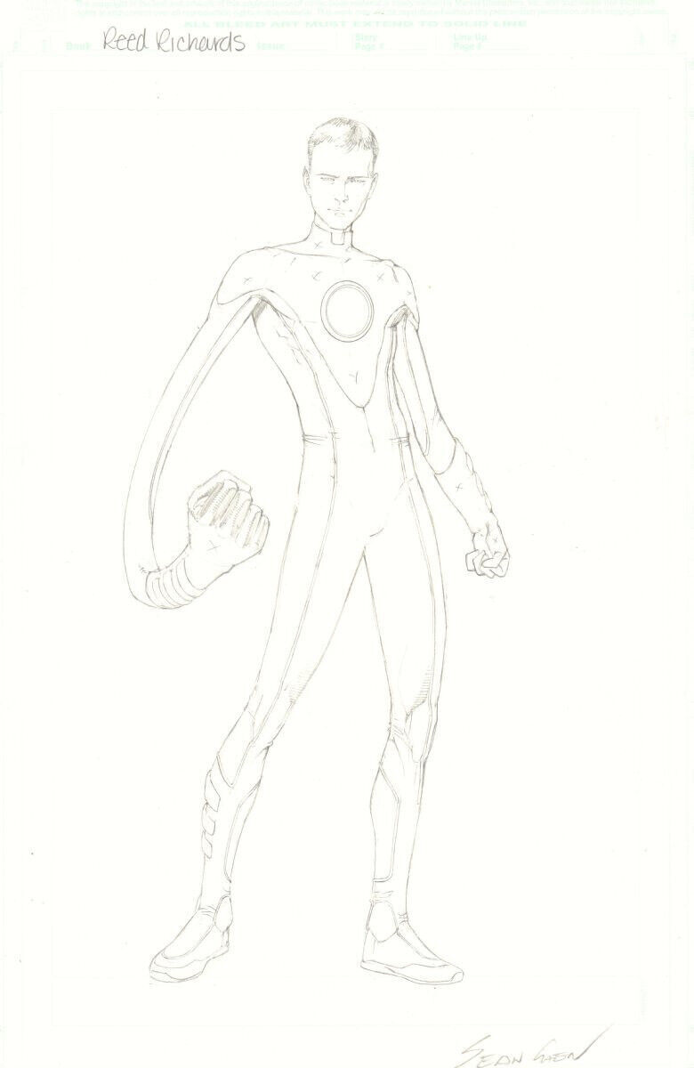 Reed Richards from the Fantastic Four - A - Character Design Art by ...