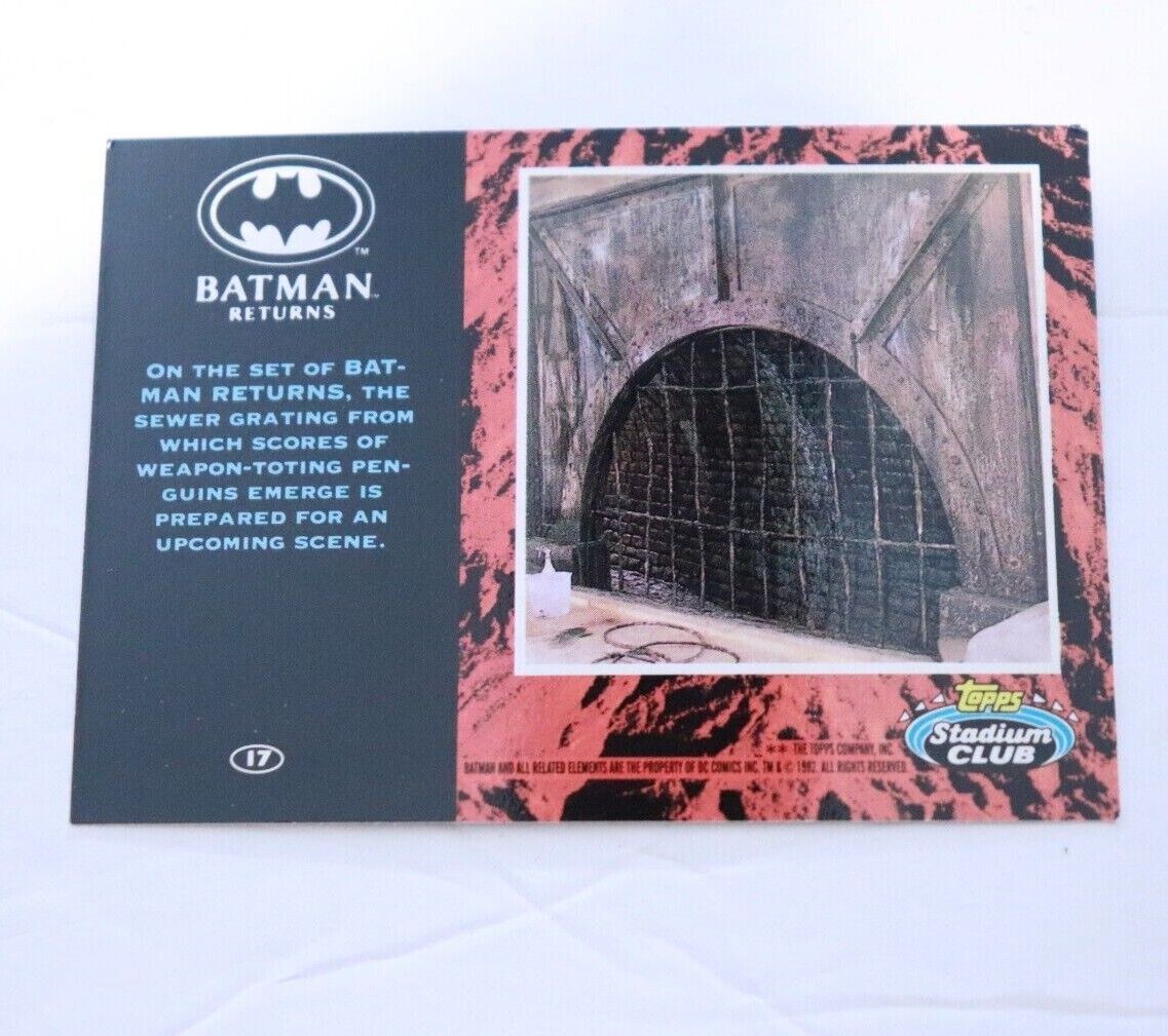 1992 Batman Returns Stadium Club #17 | Comic Collectibles - Trading ...
