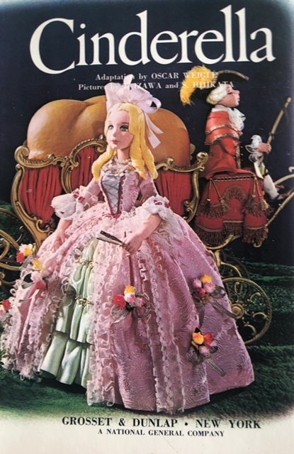 Rare 1970s Cinderella, puppet story book, 3-D, art by IZaWA | Comic Collectibles - Other / HipComic