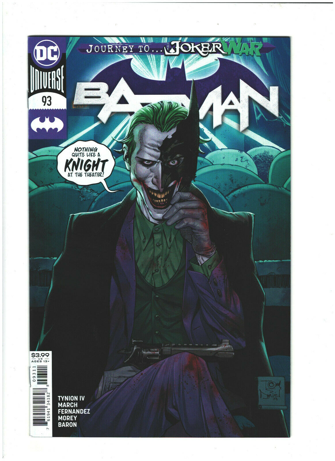 Batman #93 NM- 9.2 2020 DC Tony Daniel Variant, Journey to Joker War ...