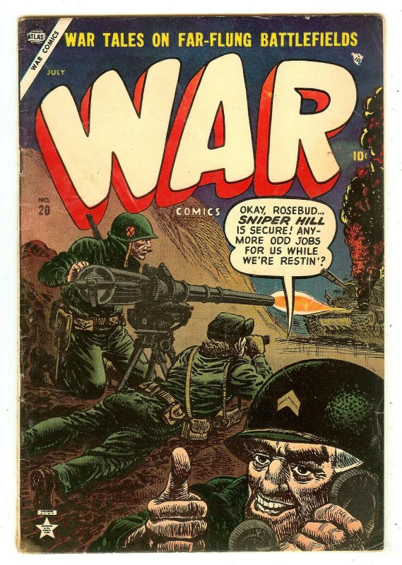War Comics 20 Atlas | Comic Books - Golden Age, War / HipComic