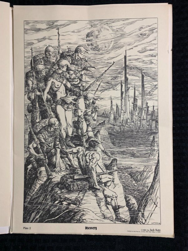 1981 THE FIRST KINGDOM 11.5x17" Portfolio by Jack Katz SIGNED #223/999 ...