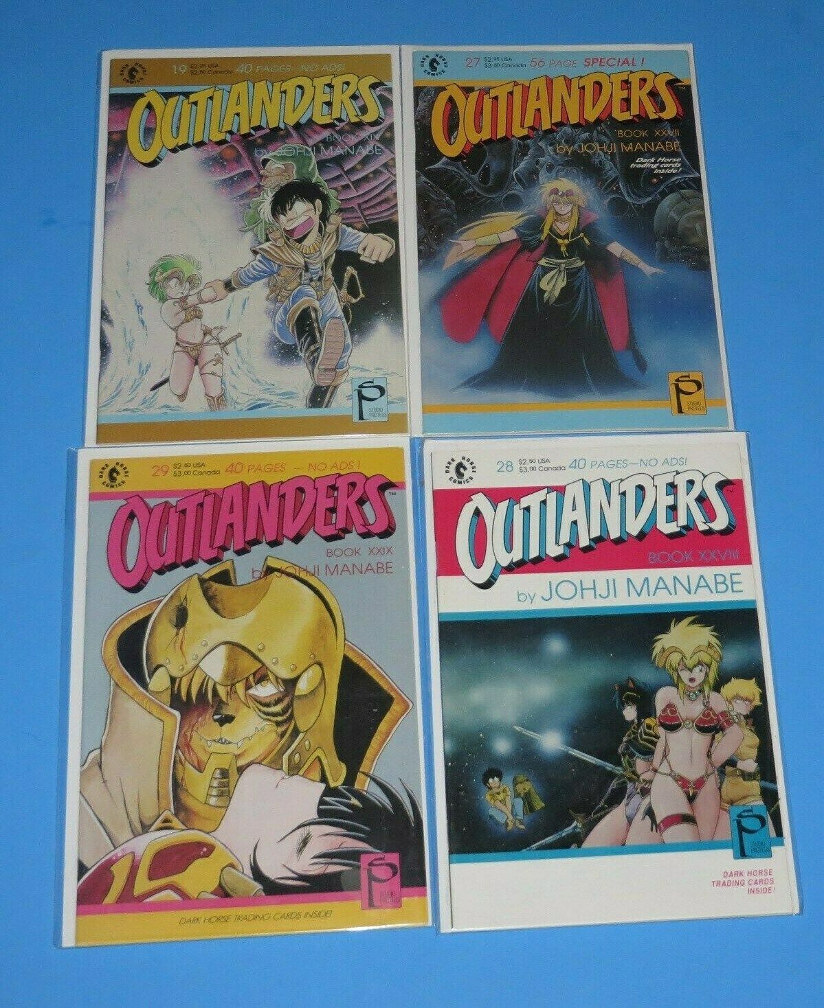 Lot/10 Outlanders Manga Comic Books #9,10,12,15,17,18,19,27,28,29 NM ...