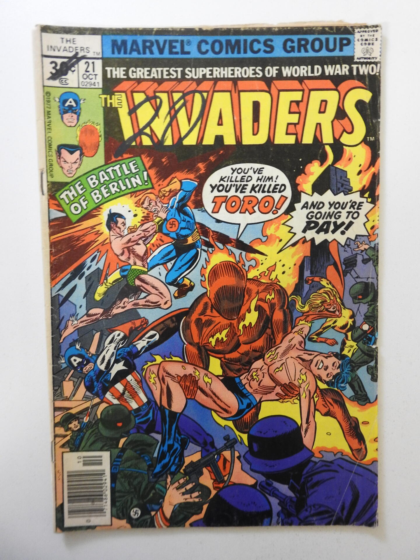 The Invaders #21 (1977) VG- Condition! | Comic Books - Bronze Age ...