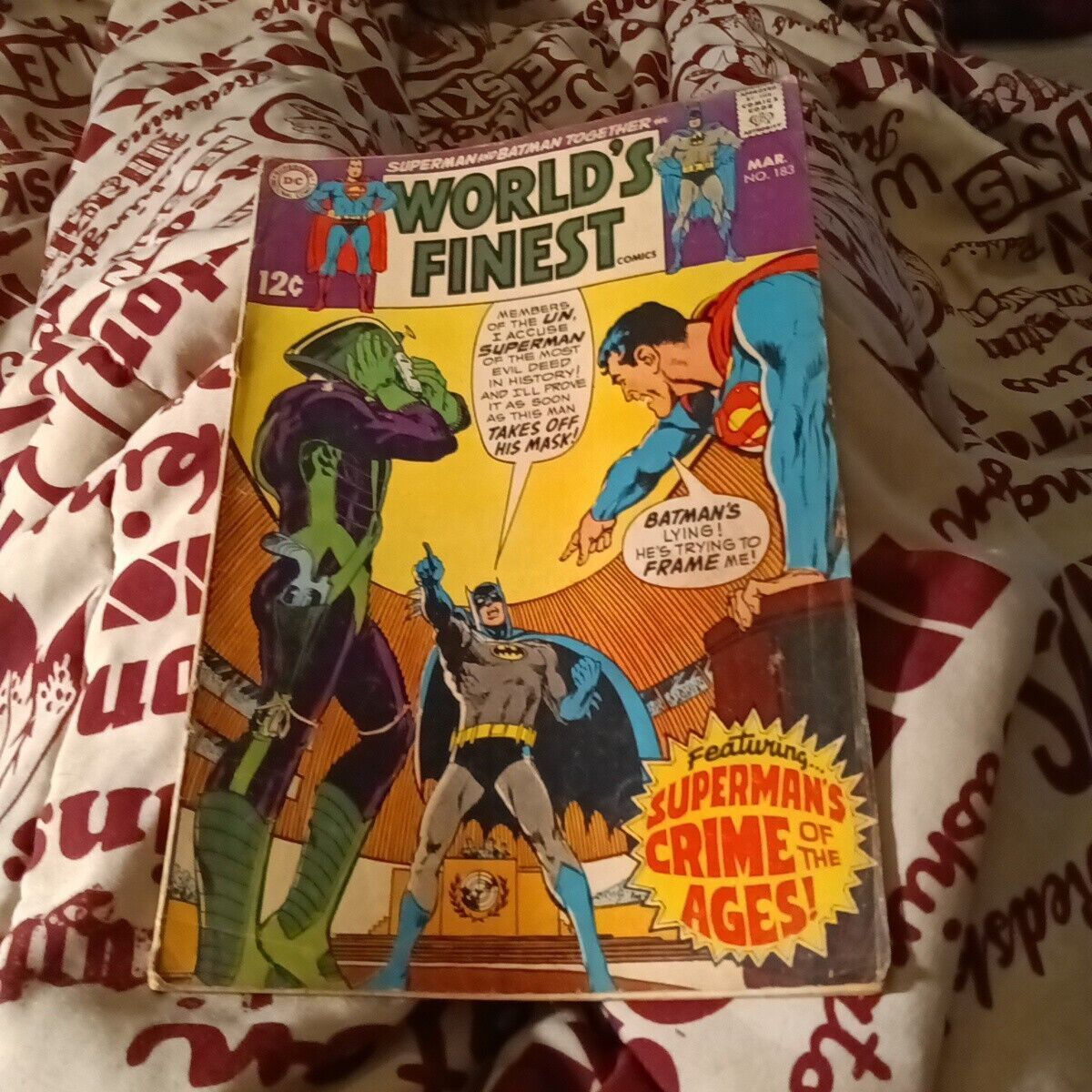 WORLD'S FINEST COMICS #183 Neal Adams Cover Lex Luthor Brainiac DC ...