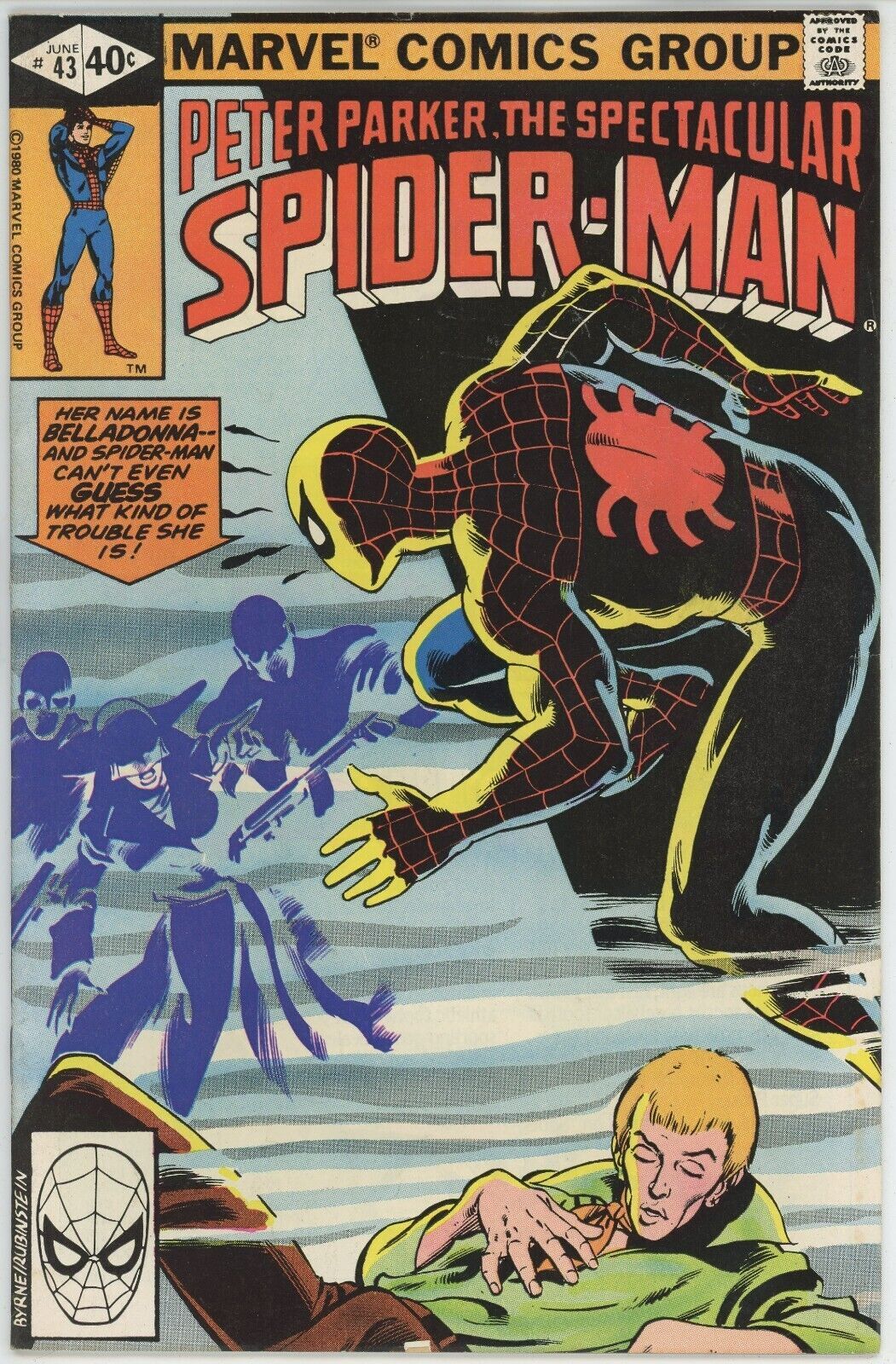 Spectacular Spider-Man #43 (1976) - 6.0 FN *1st Appearance Belladonna ...